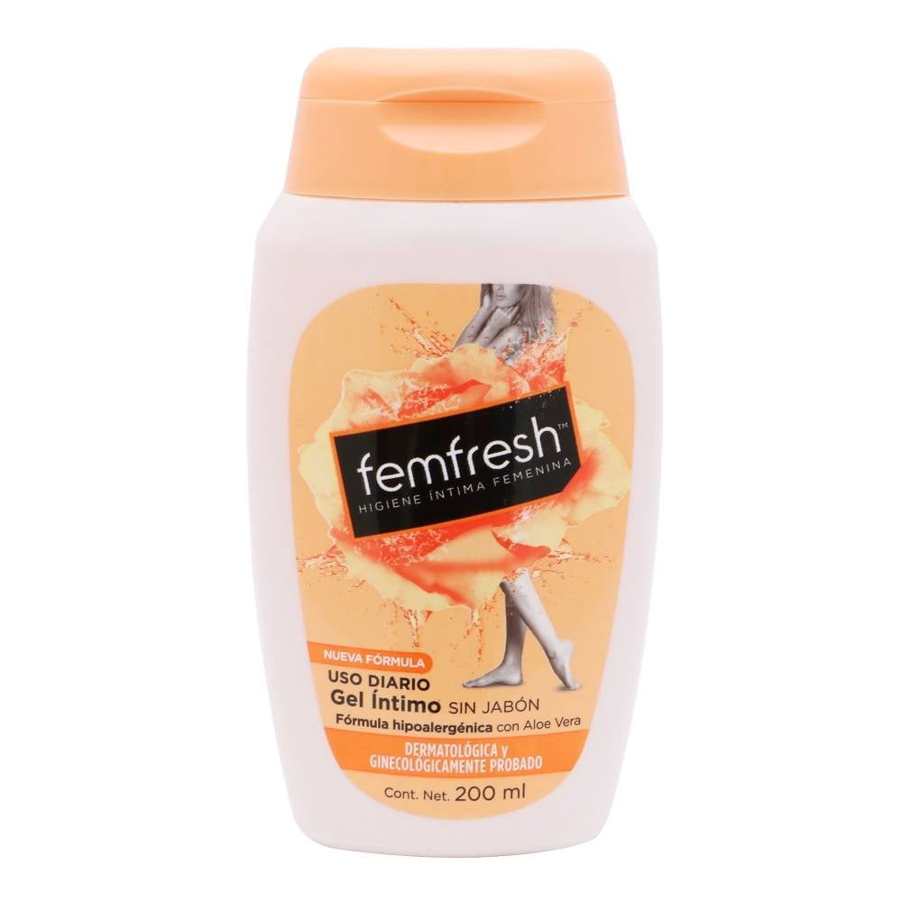 Gel íntimo Femfresh sin jabón 200 ml | Walmart en línea