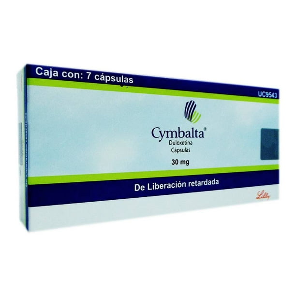 Cymbalta cápsulas 7 pzas de 30 mg c/u | Bodega Aurrera en línea