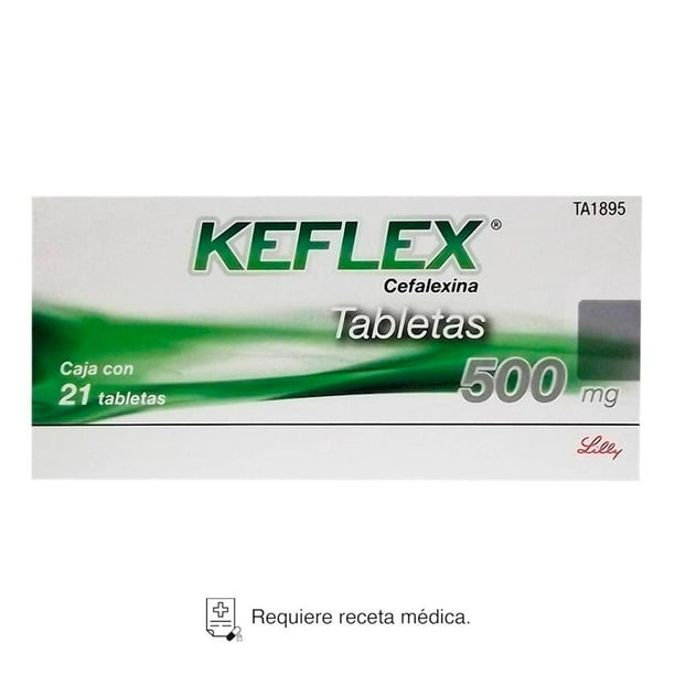 Keflex Cefalexina 500 mg 21 tabletas | Walmart en línea