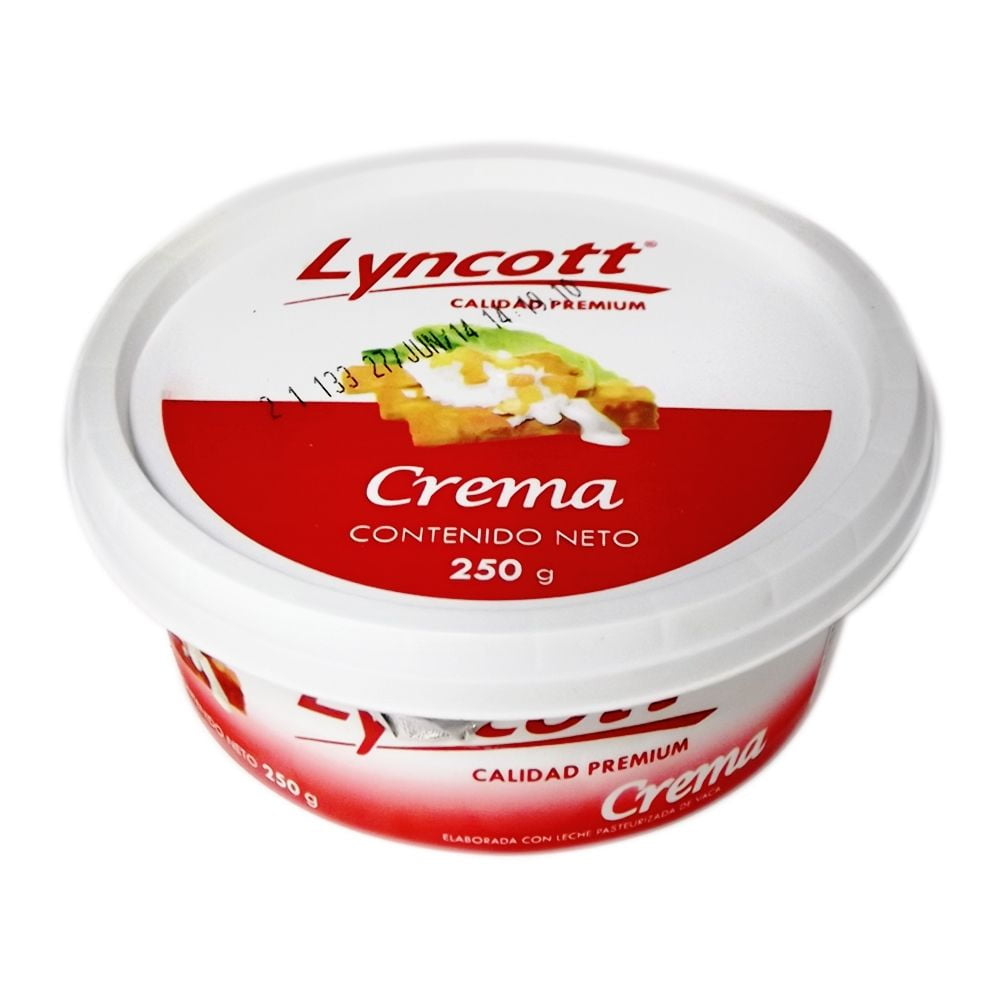 Crema Lyncott entera 250 g | Walmart en línea