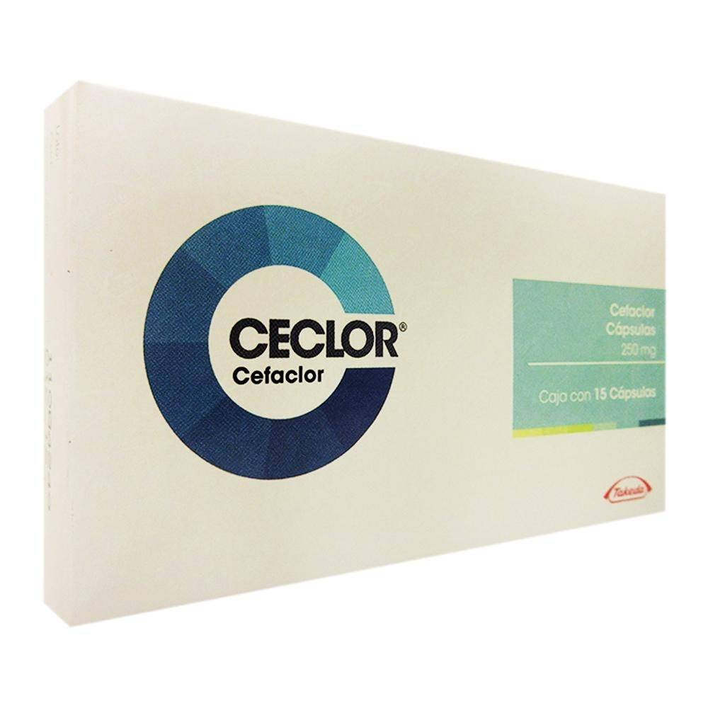 CECLOR 250 M Ceclor 250 mg 15 cápsulas | Walmart en línea