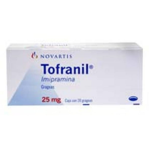 Tofranil 25 mg 20 grageas | Walmart en línea