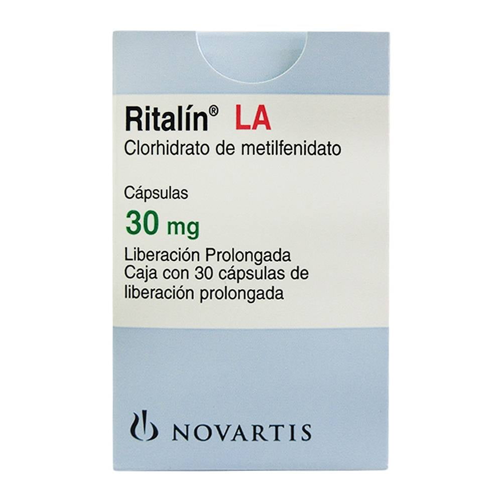 Ritalín LA 30 mg 30 cápsulas de liberación prolongada | Walmart en línea