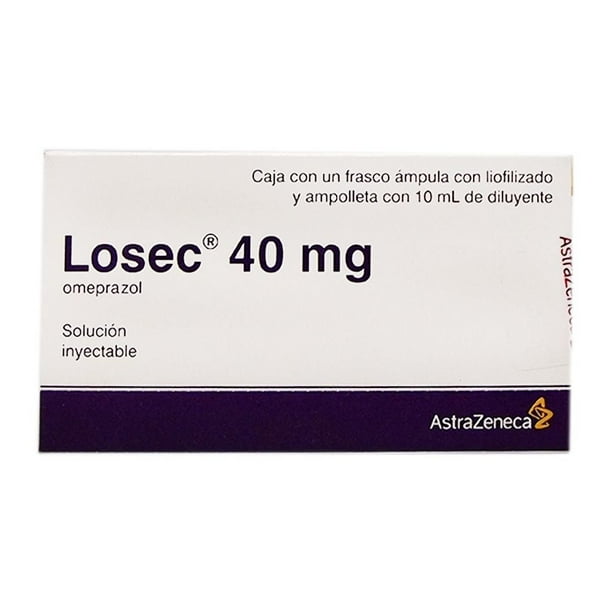 LOSEC 40 MG Losec 40 mg solución inyectable ampolleta con 10 ml ...