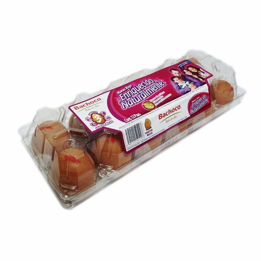 Huevo rojo Bachoco Enriquecido naturalmente 12 pzas | Walmart en línea