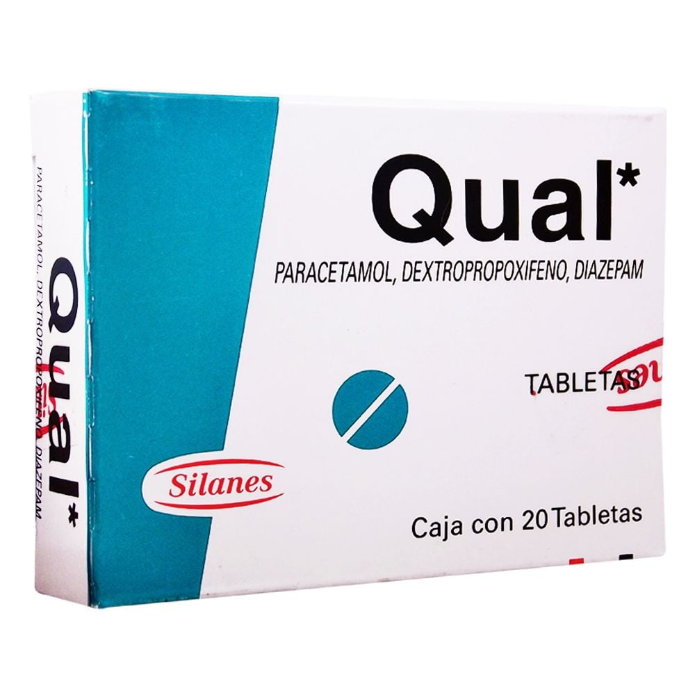 Qual tabletas 200/50/2 mg 20 pzas | Walmart en línea