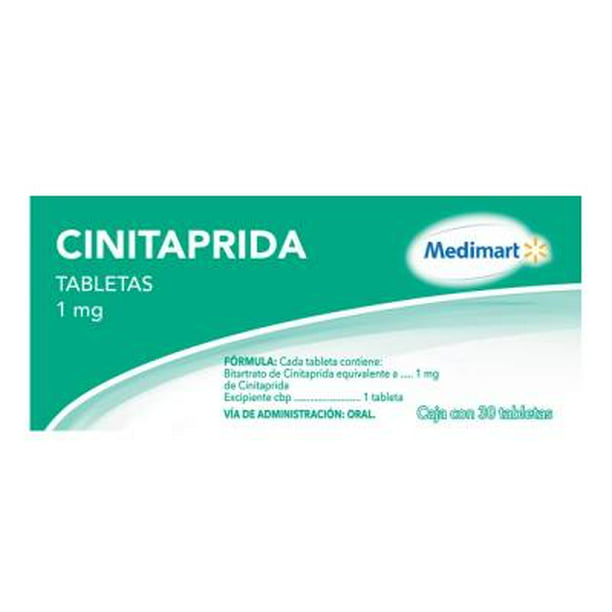 Cinitaprida Medimart 1 mg, 30 tabletas | Walmart en línea