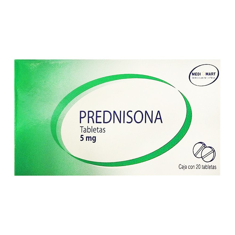 Prednisona Medi Mart 5 mg caja con 20 tabletas | Walmart en línea