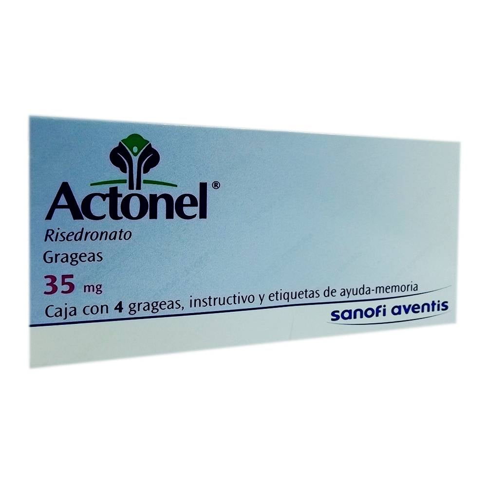 Actonel grageas 4 pzas de 35 mg c/u | Walmart en línea