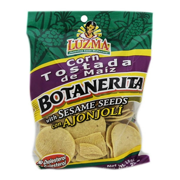 Tostadas botaneras Luzma con ajonjolí 250 g | Walmart en línea