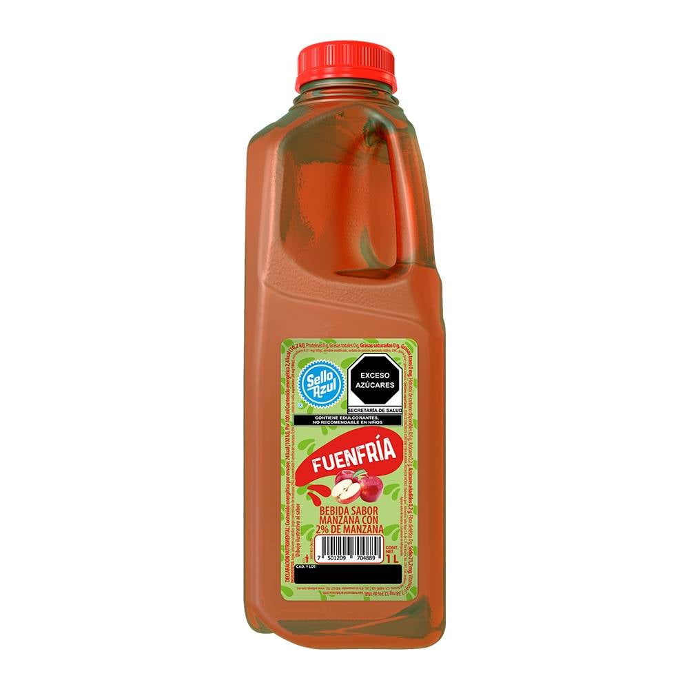 Bebida saborizada Sello Azúl Fuenfría Manzana 1 l || Bodega Aurrera ...