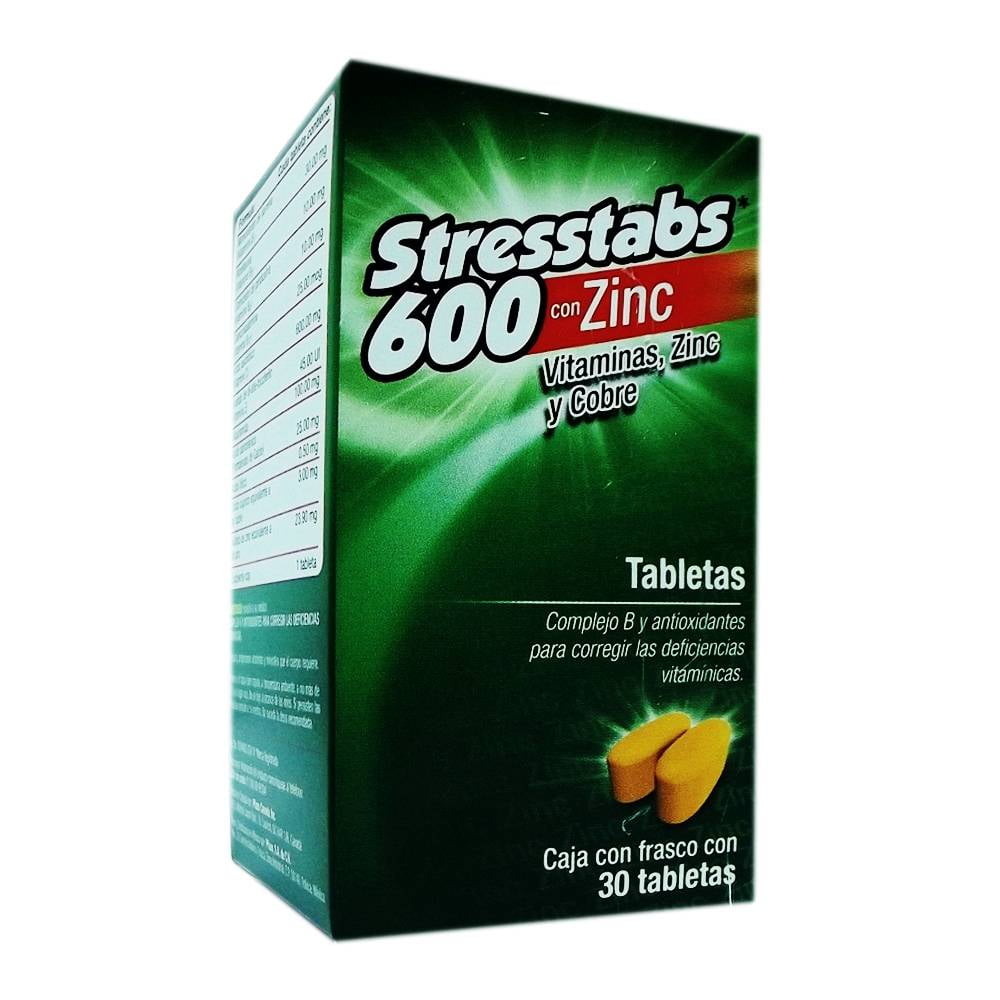 Multivitamínico Stresstabs con zinc 30 pzas | Walmart en línea