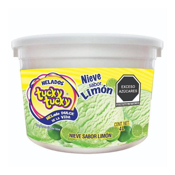 Nieve Tucky Tucky sabor limón 4 l | Walmart en línea
