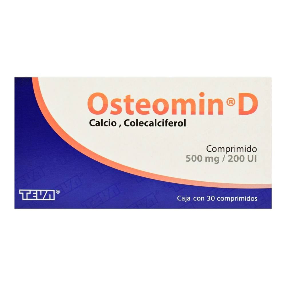 Osteomin D 500 mg/200 UI 30 comprimidos | Walmart en línea