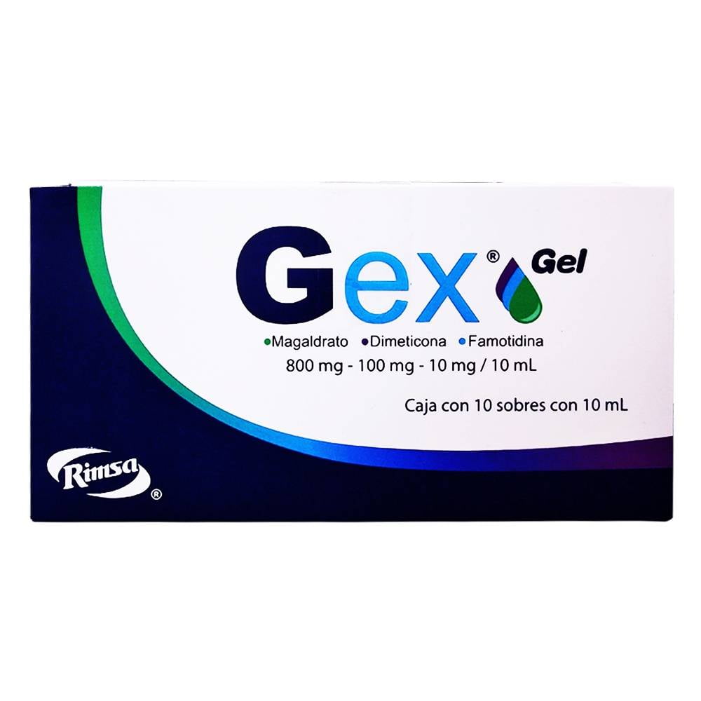 Gex gel en sobre 10 pzas de 10 ml c/u | Walmart en línea