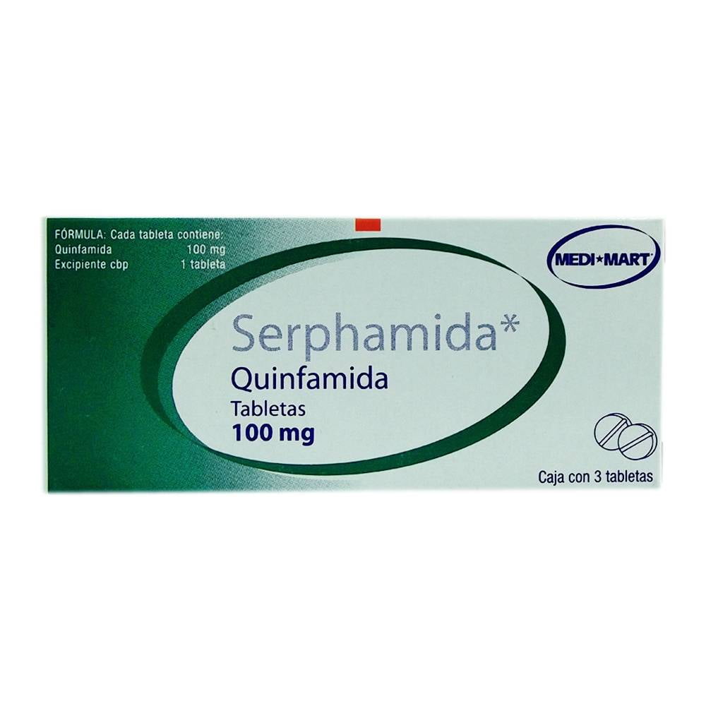 Quinfamida Amebicida Medi Mart tabletas 3 pzas de 100 mg c/u | Walmart ...