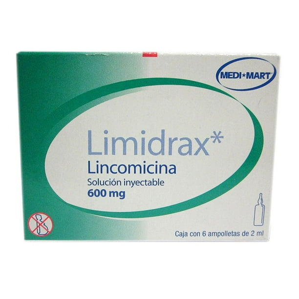 Lincomicina Medi Mart 600 mg solución inyectable 6 ampolletas de 2 ml ...