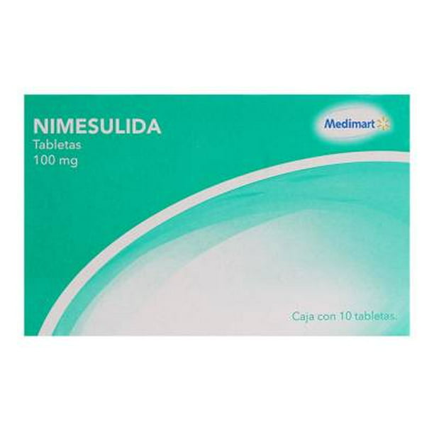 Nimesulida Medimart 100 mg 10 tabletas | Walmart en línea
