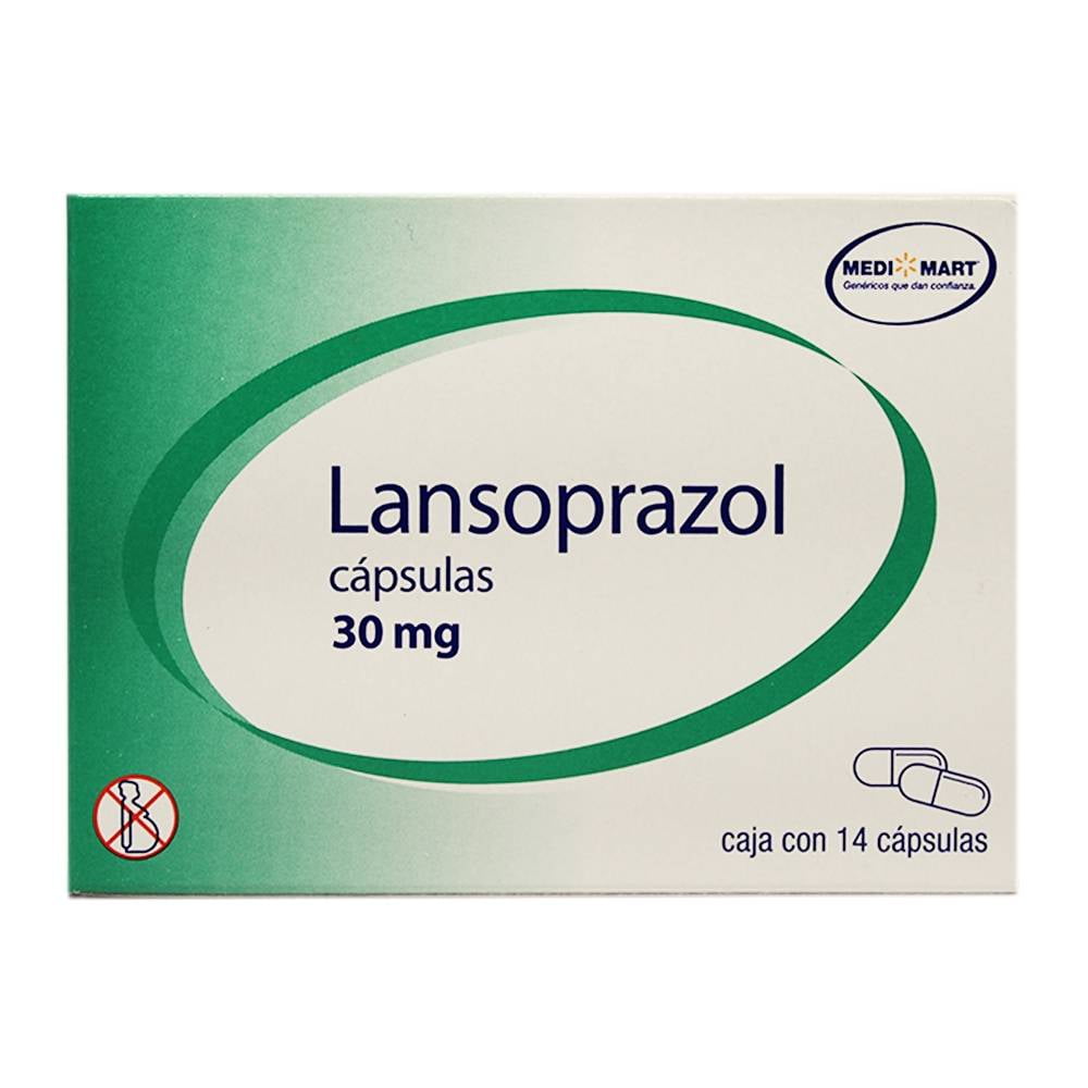 Lansoprazol Medi Mart 30 mg 14 cápsulas | Walmart en línea