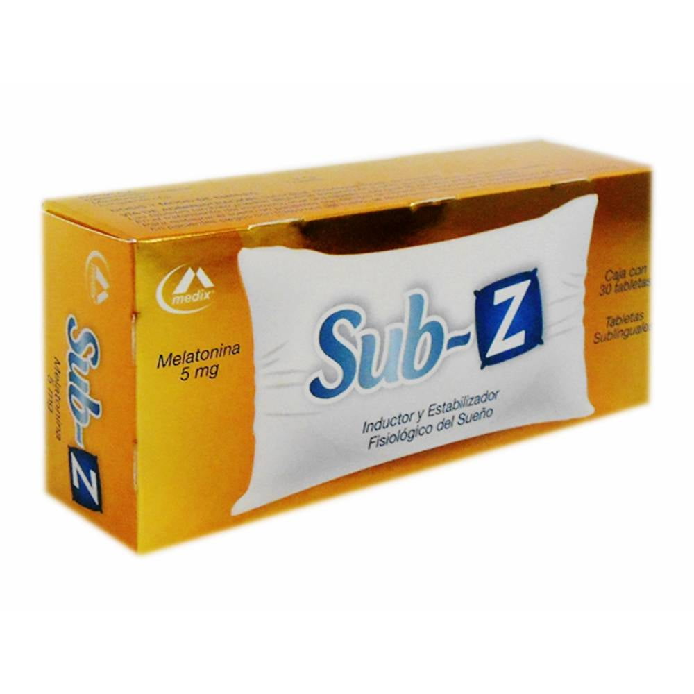 Sub Z tabletas sublinguales 5 mg 30 pzas | Walmart en línea