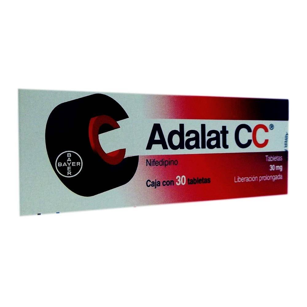 Adalat comprimidos 30 mg 30 tabletas | Walmart en línea