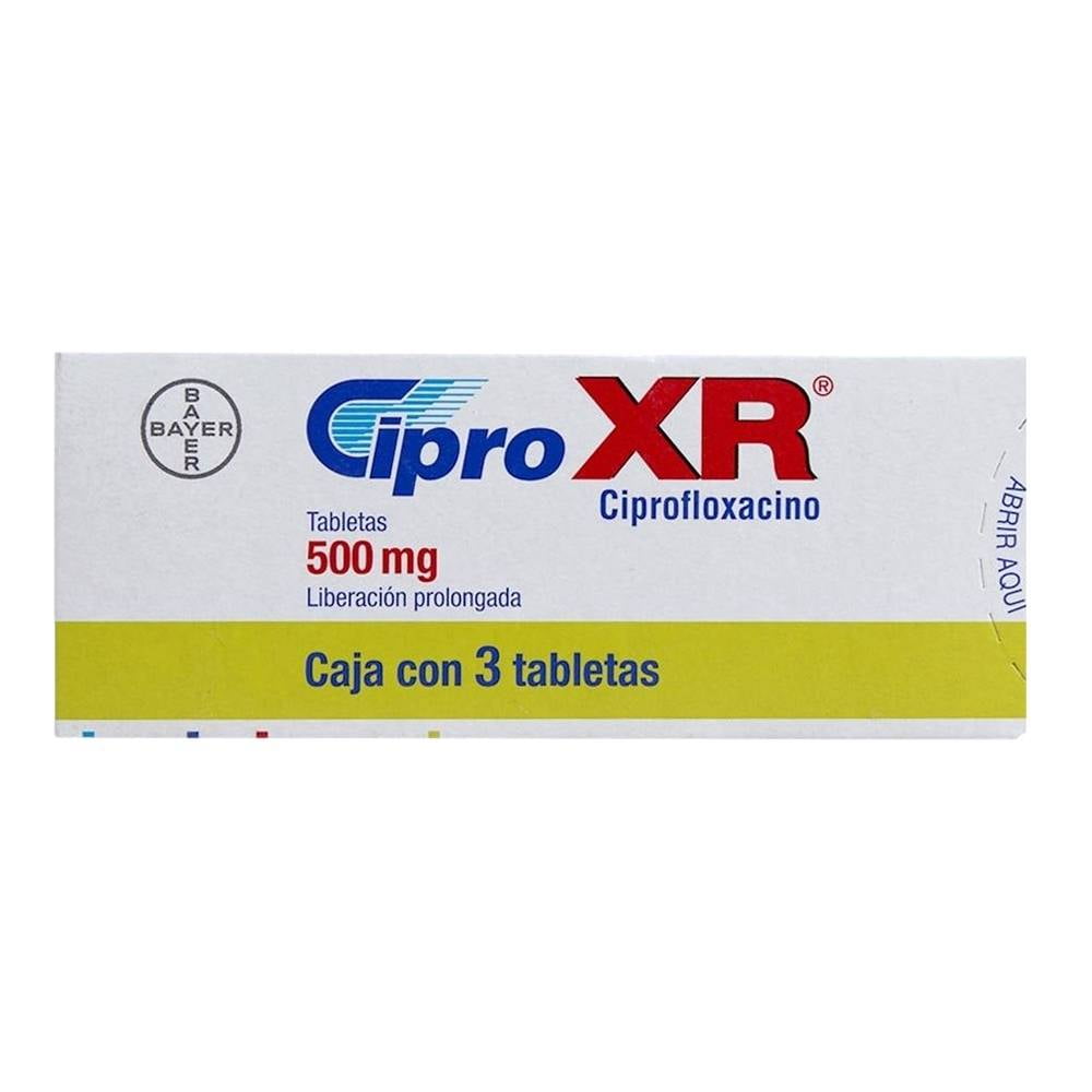 Cipro XR 500 mg tabletas 3 pzas | Walmart en línea