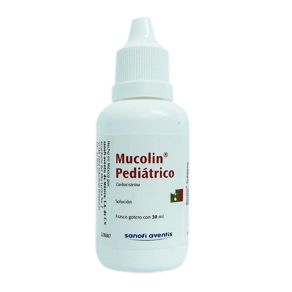 Mucolin pediátrico solución en gotas 30 ml | Walmart en línea