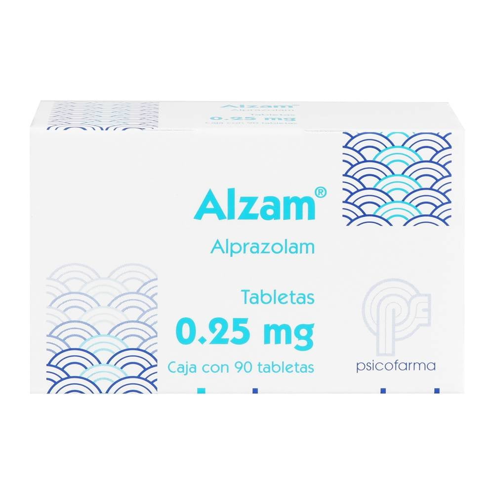 ALZAM 0.25 MG TAB 90- | Walmart en línea