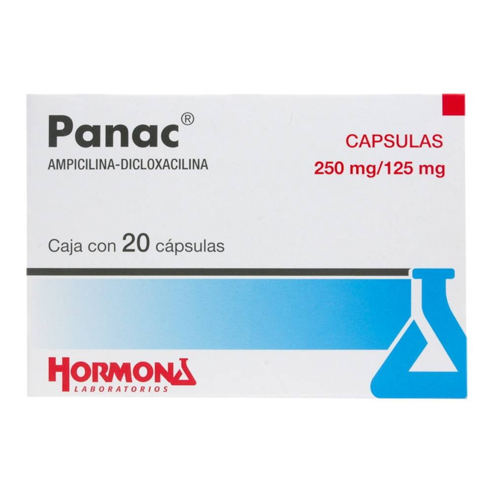 Panac 250 mg/125 mg 20 cápsulas | Walmart en línea