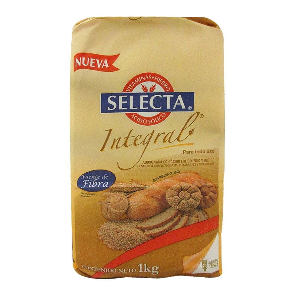 Harina integral Selecta 1 kg | Walmart en línea