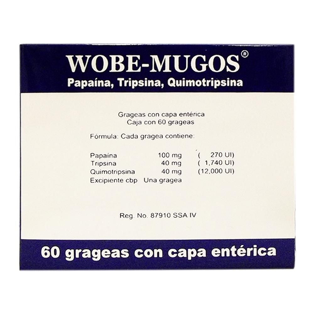 Wobe Mugos 60 grageas con capa entérica | Walmart en línea