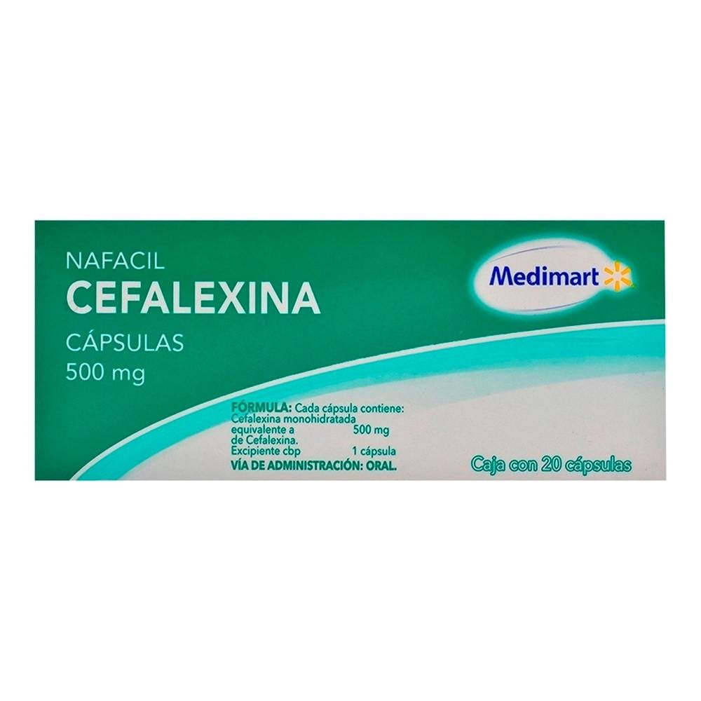 Cefalexina Medimart 500 mg 20 cápsulas | Walmart en línea
