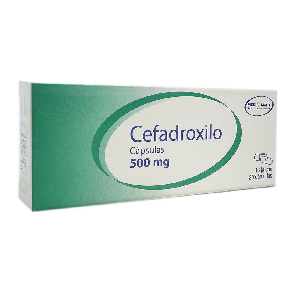 Cefadroxilo Medi Mart 500 mg 20 cápsulas | Walmart en línea