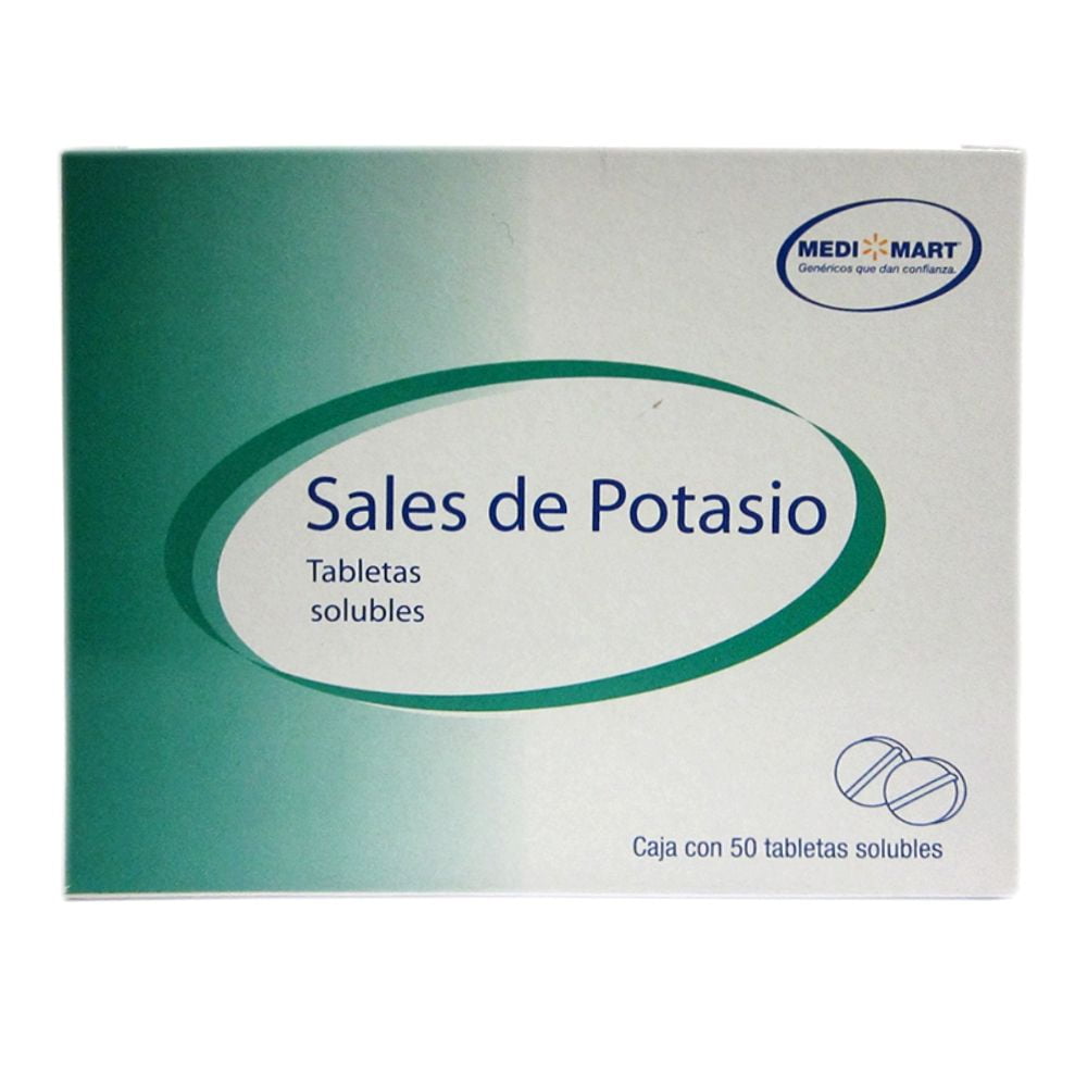 Sales de Potasio Medi Mart 50 tabletas solubles | Walmart en línea