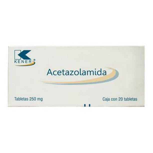 Acetazolamida 250 mg 20 tabletas | Walmart en línea