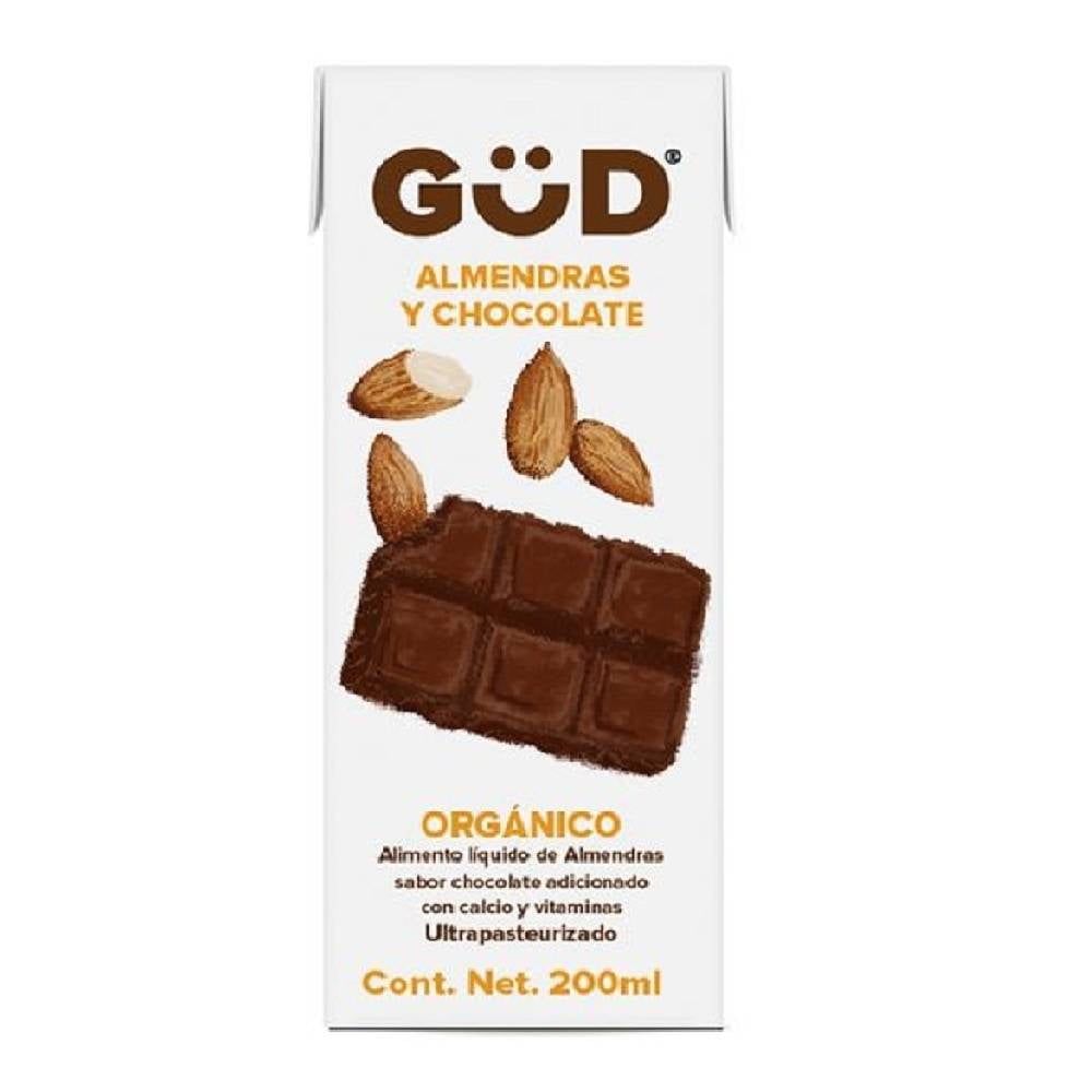 Leche Gud orgánica de almendras y chocolate 200 ml | Walmart en línea