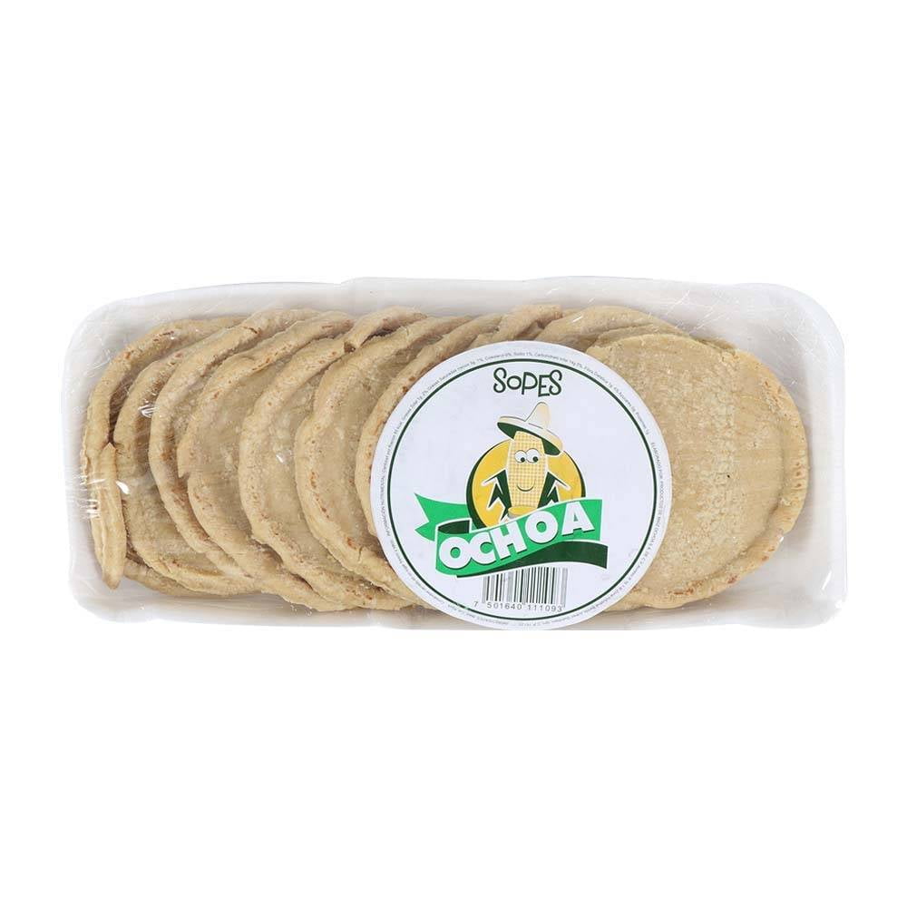 Sopes Ochoa 1 paquete con 10 pzas || Bodega Aurrera Despensa a tu Casa