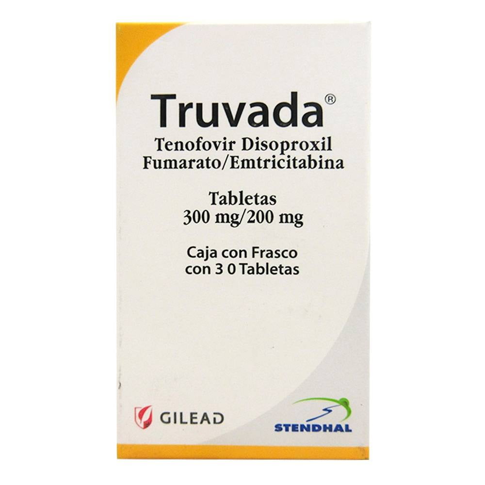 TRUVADA Truvada 300 mg/200 mg 30 tabletas | Walmart en línea