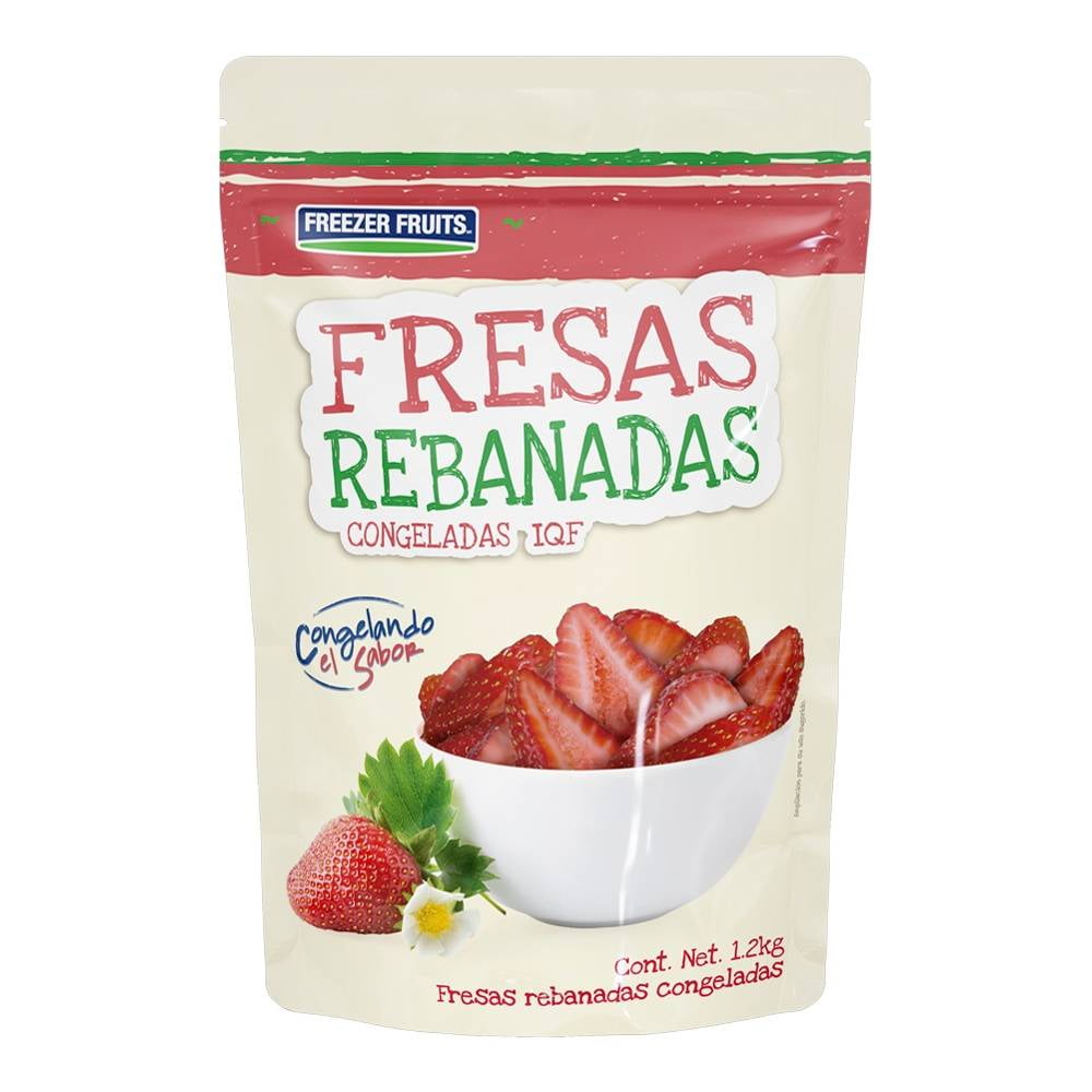 Fresas congeladas Freezer Fruits en rebanadas 1.2 kg | Walmart en línea
