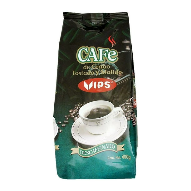 Café molido Vips descafeinado 400 g | Walmart en línea