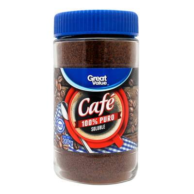 Café soluble Great Value 200 g | Walmart en línea