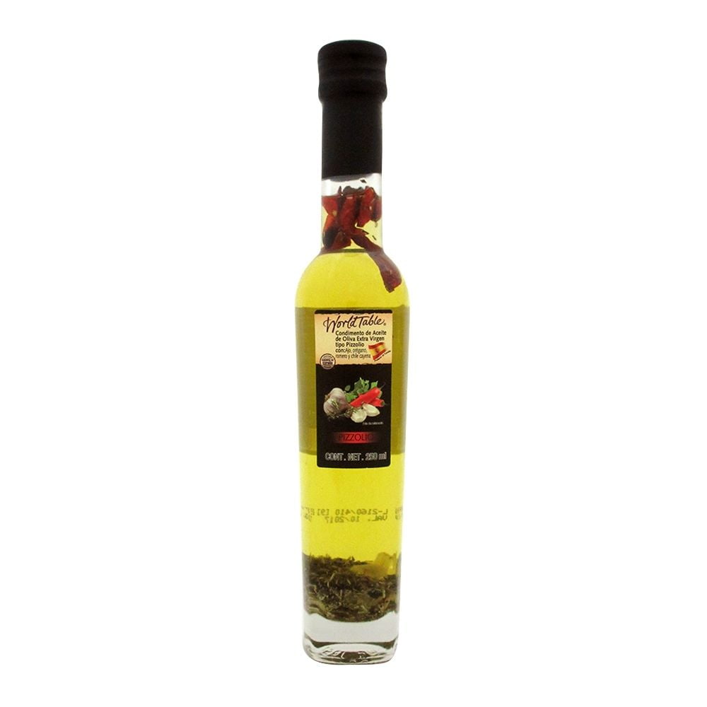 Aceite de oliva World Table condimentado tipo pizzolio 250 ml | Walmart ...