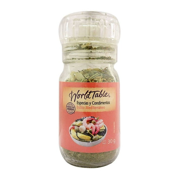 Condimento World Table estilo mediterráneo 30 g | Walmart en línea