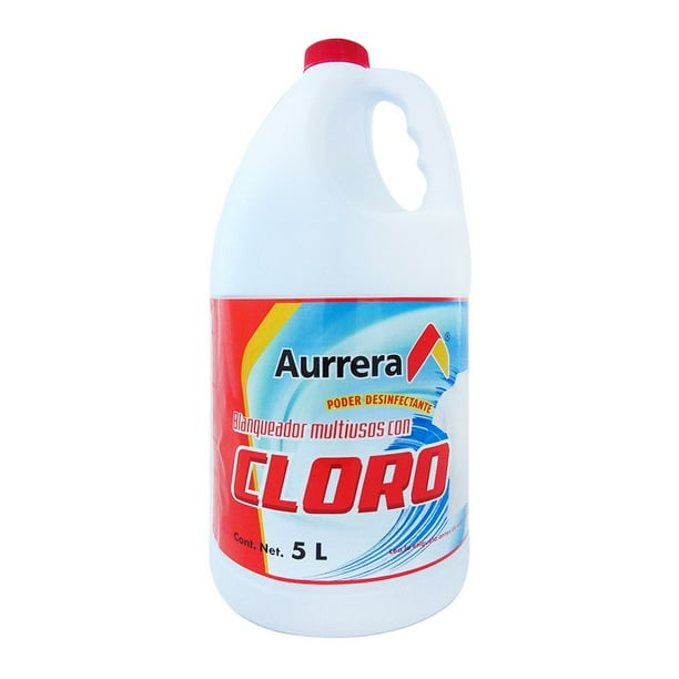 Blanqueador multiusos Aurrera con cloro 5 l | Walmart en línea
