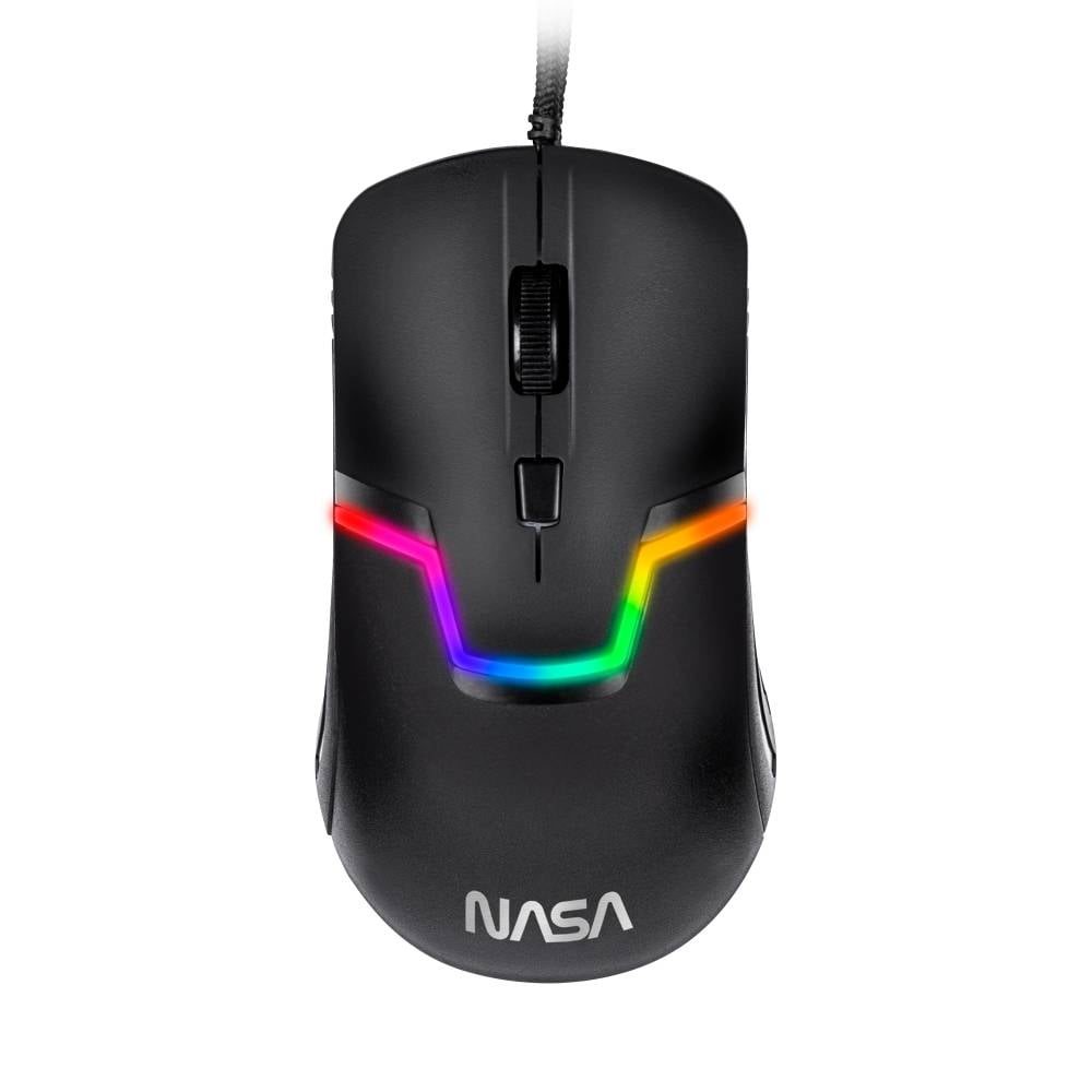 Mouse Gamer NASA TechZone LED Conexión USB Negro | Walmart en línea