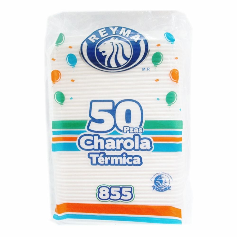 Charolas desechables Reyma térmicas 50 pzas | Walmart en línea