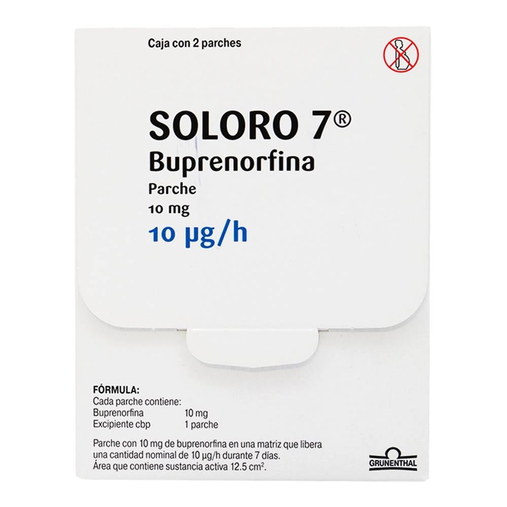 Soloro 7 2 Parches 10 Mg Walmart En Línea
