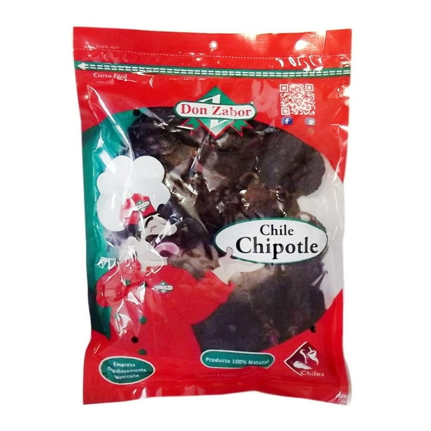 Chile chipotle Don Zabor seco 200 g | Walmart en línea