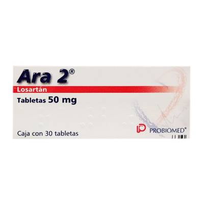 Ara 2 50 mg 30 tabletas | Walmart en línea