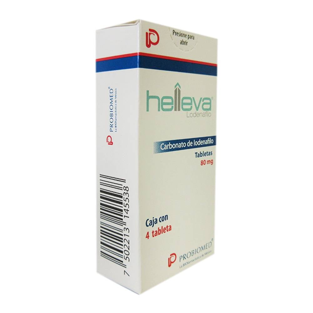 Helleva 80 mg 4 tabletas | Walmart en línea